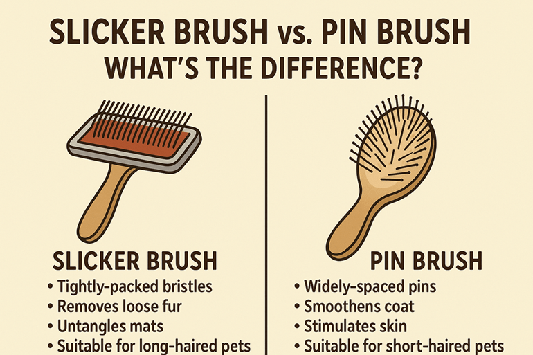 Slicker Brush vs. Pin Brush: What’s the Difference?