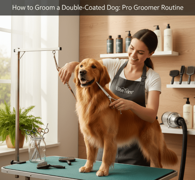 How to Groom a Double Coated Dog: Pro Groomer Routine