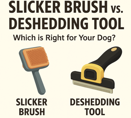 Slicker Brush vs Deshedding Tool: Which is Right for Your Dog?